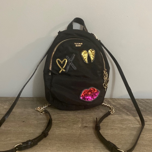 Victoria's Secret | Bags | Victorias Secret Small City Blackgold ...